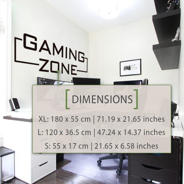 Gaming Zone Wall Decal - Kuarki - Lifestyle Solutions